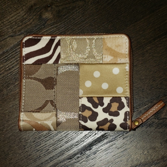 Coach | Bags | Coach Patchwork Wallet Photos Only | Poshmark